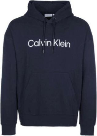 Calvin Klein Homme, Sweatshirts et sweats &agrave; capuche, Bleu, Taille: S Pull et cardigan bleu pour homme