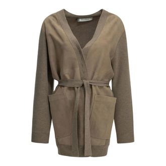 Max Mara Cardigan Soliveto - Femme - Pulls - Beige - Taille: 40 FR
