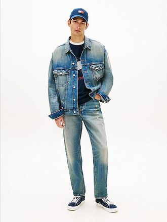 Tommy Hilfiger Jean coupe standard fusel&eacute; Sonny effet us&eacute;