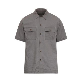 Maison Margiela Kurz&auml;rmeliges Hemd - - Shirts - Herren - Grau - L