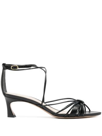Alexandre Birman sandales Malena 50 mm en cuir - Noir