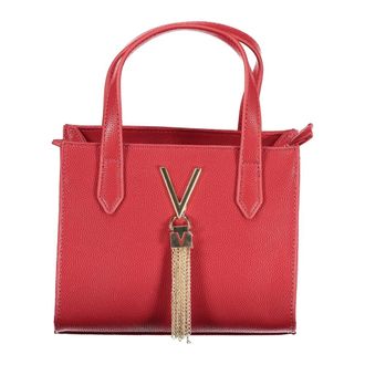 Mario Valentino Femme, Sacs, Rouge, Taille: ONE Size Sac &agrave; main rouge pour femme avec poign&eacute;es et bandouli&egrave;re r&eacute;glable