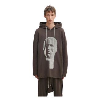 Rick Owens Sweat &agrave; capuche Peter - Homme - Sweatshirts et sweats &agrave; capuche - Brun - Taille: L