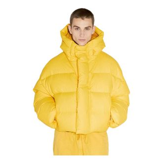 Entire studios Entire Studios, Homme, Vestes, Jaune, Taille: 2XL MML Hooded Puffer Jacket