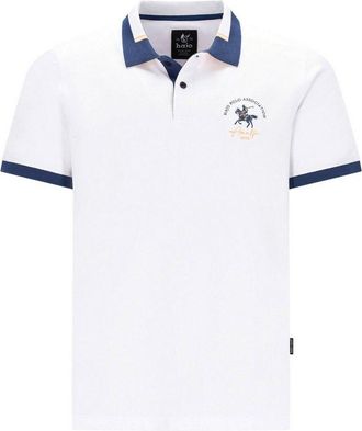 Hajo Poloshirt Pikee-Polo mit dezenter Bruststickerei in stay fresh-Qualit&auml;t