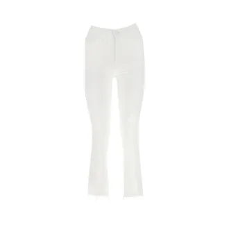 Mother Femme, Jeans, Blanc, Taille: W26 Jean Hustler Ankle Fray