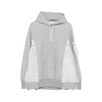 sacai Herren, Sweatshirts & Hoodies, Grau, MGr&ouml;&szlig;e