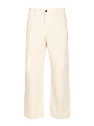 Stone Island Jean Droit - Blanc