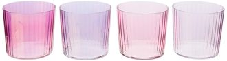 LSA International Gems Trinkglas, Glas, Rosa, 8 cm, 4
