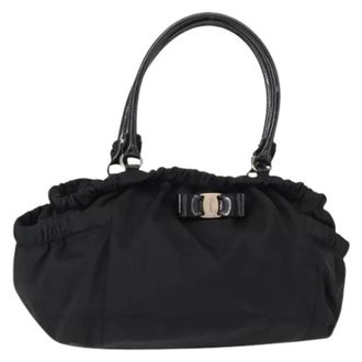 Ferragamo Pre-owned Nylon Handtasche - - Pre-owned - Damen - Schwarzk - ONE SIZE