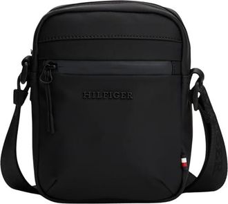 Tommy Hilfiger Sac &agrave; Bandouli&egrave;re Sac Homme Mini Reporter Petit, Noir (Black), Taille Unique