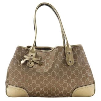 Gucci Pre-owned Princy GG Canvas Tote Bag - Femme - Pre-owned - Brun - Taille: ONE Size