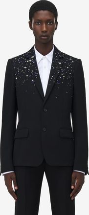 Alexander McQueen Einreihige Jacke mit Sternbild-Stickerei - Item 828639QVAAA1000