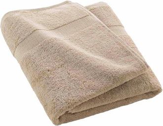 Douceur d'Intérieur Elegance Badelaken (90 x 150 cm), Nuss, 100% Baumwolle, einfarbig