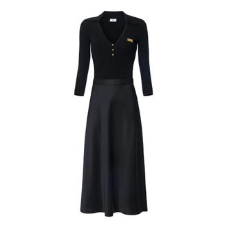Elisabetta Franchi Damen, Kleider, Schwarzk, XLGr&ouml;&szlig;e