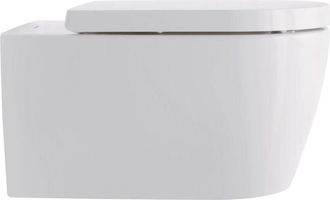 Duravit Me by Starck Wand-WC 570x370x355mm, Wei&szlig; Hochglanz, 4,5l, Tiefsp&uuml;ler, geschlossen, waagerecht - Duravit