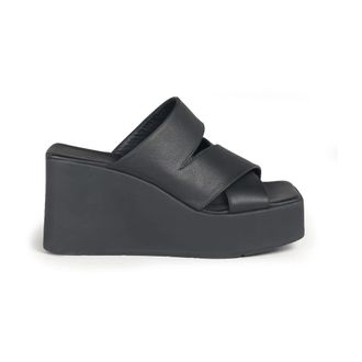 Vic Mati&eacute; K10 Block Wedge Sandale mit Riemen - - Shoes - Damen - Schwarzk - 40 EU