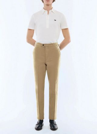 Fursac Chino ajust&eacute; en toile de coton - Taille 36 - Homme