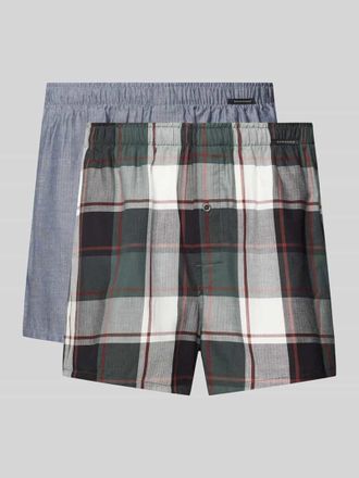 Schiesser Boxershorts mit elastischem Bund im 2er-Pack