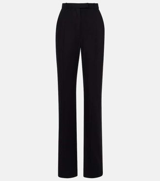 Alexander McQueen Gerade Hose aus einem Wollgemisch