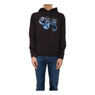 Versace Jeans Couture Homme, Sweatshirts et sweats à capuche, Noir, Taille: L SweaT-shirt Élégant pour Hommes et Femmes