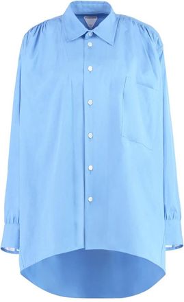 Bottega Veneta Oversize Shirt - - Blouses & Shirts - Damen - Blau - XS