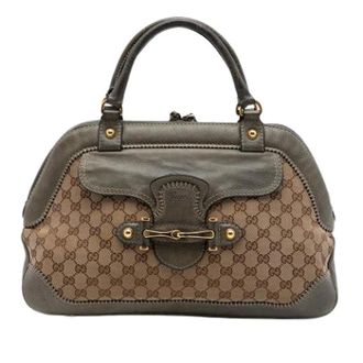 Gucci Sac &agrave; main vintage en toile Pre-owned - Femme - Pre-owned - Beige - Taille: ONE Size
