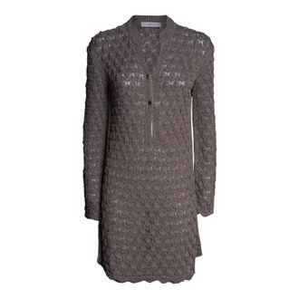 Bazar Deluxe Femme, Robes, Gris, Taille: 38 FR Robe Chemise