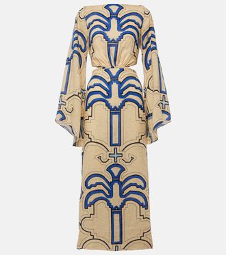 Johanna Ortiz Midikleid aus Leinen