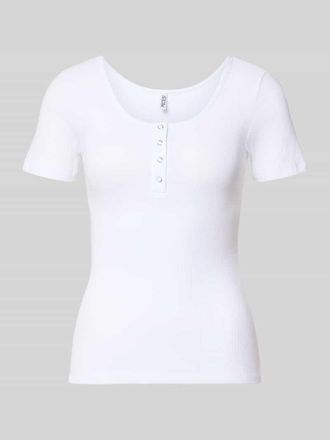 Pieces Slim Fit T-Shirt aus Baumwoll-Mix Modell KITTE