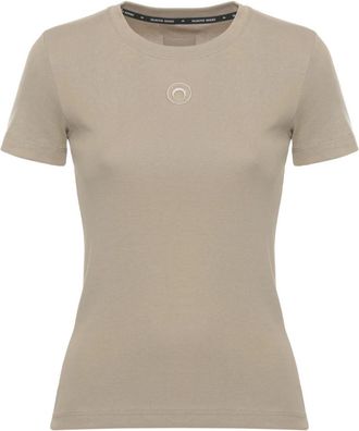 Marine Serre Femme, Tops, Beige, Taille: 40 FR T-Chemises