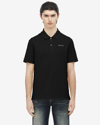 Alexander McQueen Poloshirt mit McQueen Logo - Item 839229QXAAK1000