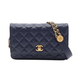 Chanel Sac bandouli&egrave;re vintage Pre-owned - Femme - Pre-owned - Bleu - Taille: ONE Size