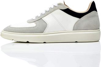 Find. FIND Fletcher, Herren Sneaker, Weiß (White/ Navy White/ Navy), 39 (6/6.5 UK)