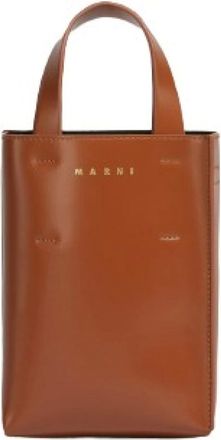 Marni Femme, Sacs, Brun, Taille: ONE Size Tote Bags