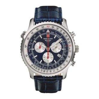 Swiss Alpine Military Analoger Chronograph - - Accessories - Herren - Blau - ONE SIZE