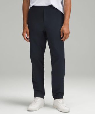 lululemon Pantalon New Venture Tissu piqu&eacute; pour Hommes - Bleu - Taille XL