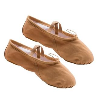 Hemobllo Chaussures de Danse Traditionnelle pour Femmes Souliers de Ballet avec Semelle Antid&eacute;rapante Pantoufles de Danse Adapt&eacute;es &agrave; Diverses Pratiques