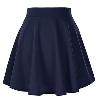 Generic Jupe courte pliss&eacute;e pour femme avec &eacute;lastique - Jupe pliss&eacute;e courte - Mini jupe de tennis &eacute;l&eacute;gante en coton - Jupe d&eacute;t&eacute; pour fille - Grandes tailles -
