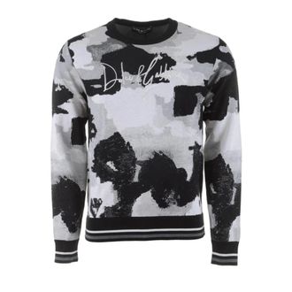 Dolce & Gabbana Homme, Pulls, Multicolore, Taille: S Pull col rond pour homme