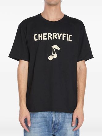 Valentino Garavani t-shirt à imprimé Cherryfic - Noir