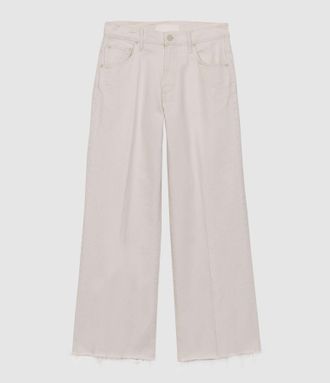 Mother Jean The Mid Rise Maven Ankle Fray Act Natural