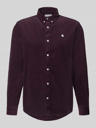 Carhartt Work in Progress Regular Fit Freizeithemd aus Cord mit Button-Down-Kragen