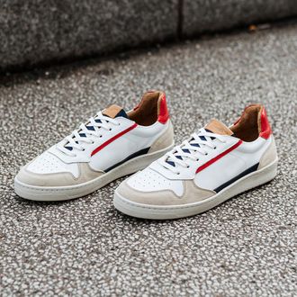 Bexley Kolora - Sneaker homme bleu blanc rouge