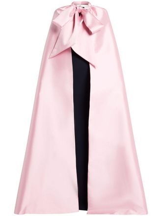 Greta Constantine robe-cape à coupe longue - Rose