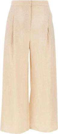 Max Mara Femme, Pantalons, Beige, Taille: 42 FR Pantalons Rope