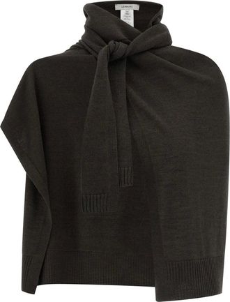 Christophe Lemaire Femme, Vestes, Brun, Taille: ONE Size Trompe loeil Scarf