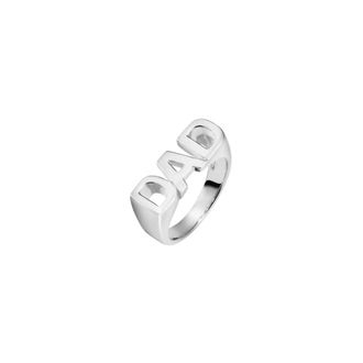 Maria Black Dad Ring - - Accessories - Damen - Grau - 54 MM