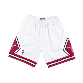 Mitchell & Ness Swingman Shorts 1997-98 Chicago Bulls - - Sport - Herren - Wei&szlig; - M
