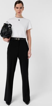 Gerard Darel T-shirt en coton &agrave; monogramme - MAIANE - Blanc